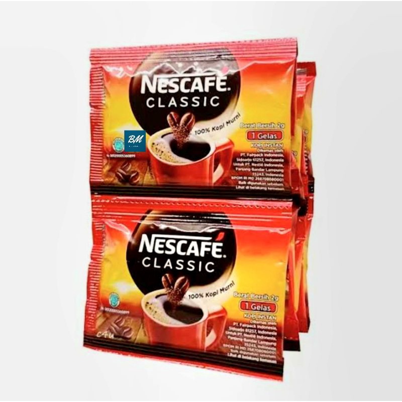 Jual Nescafe Classic 10 x 2 gr / Nescafe Classic Renceng 10 x 2 gr ...