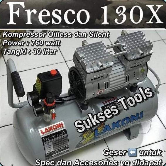 Jual Lakoni Kompressor Oilless Fresco 130 X Kompressor Silent Fresco130 ...