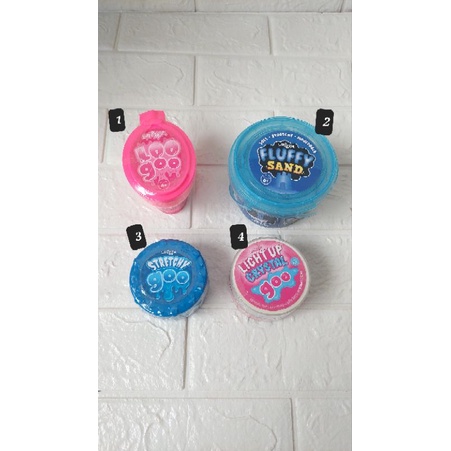 Jual SMIGGLE SLIME - SAND LOO GOO STRECHY LIGHT UP CRYSTAL GOO - FLUFFY ...