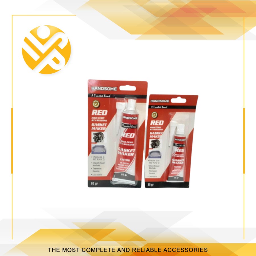 Jual Lem Silikon / Silicone Tube Hi Temp Red Merah Sealer Sealant ...