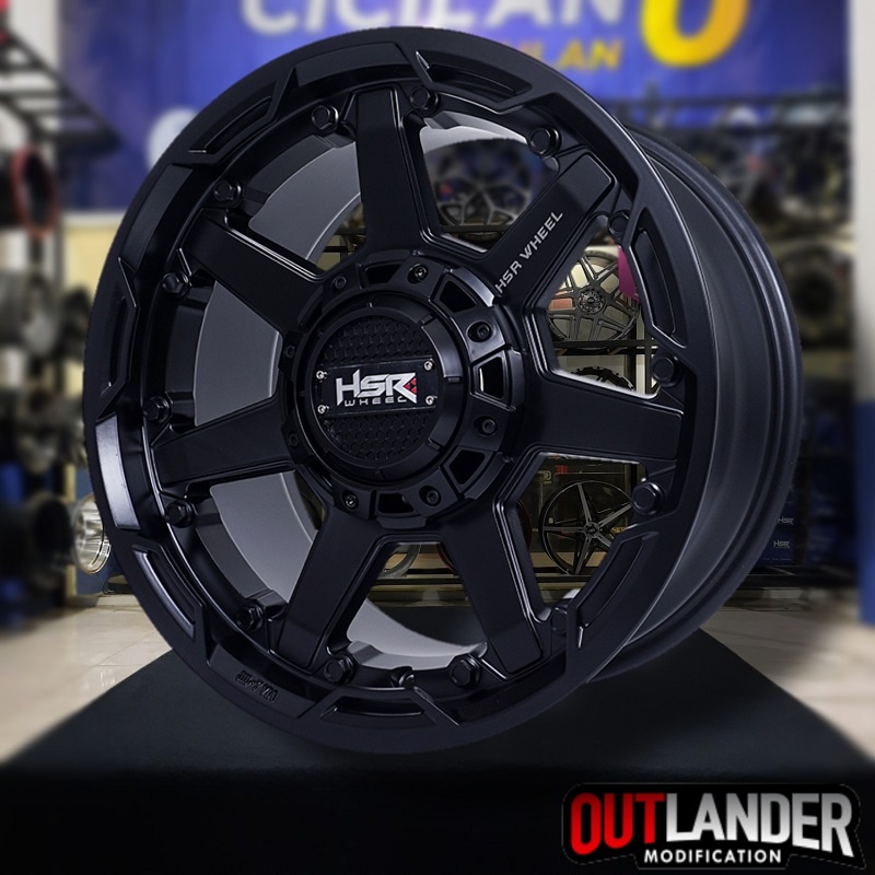 Jual Velg Racing Mobil Fortuner Dmax Ford Ranger Ring 17 HSR DOLAGO ...