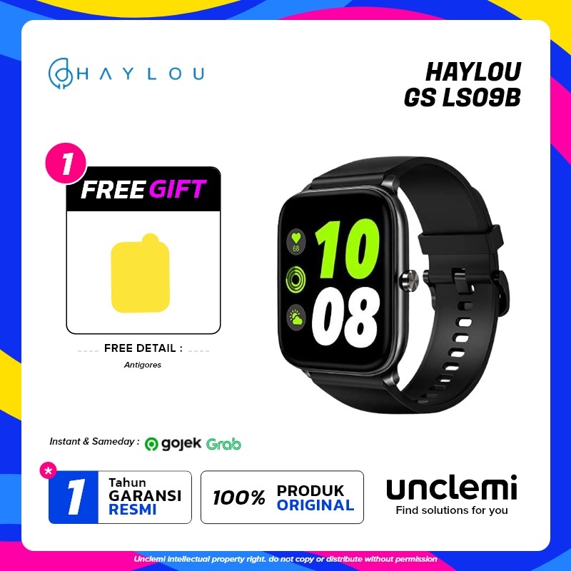 Jual HAYLOU GST LS09B Smartwatch SpO2 tracking & heart rate monitoring ...