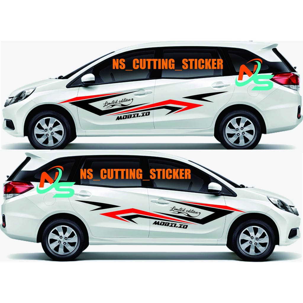 Jual Sticker mobil mobilio limited edition cutting stiker mobilio calya ...