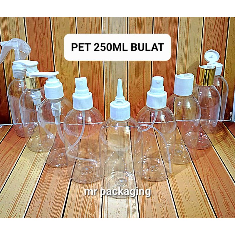 Jual Botol Plastik 250ml Bening Bulat Ovalisi ulang | Botol PET 500 ml ...