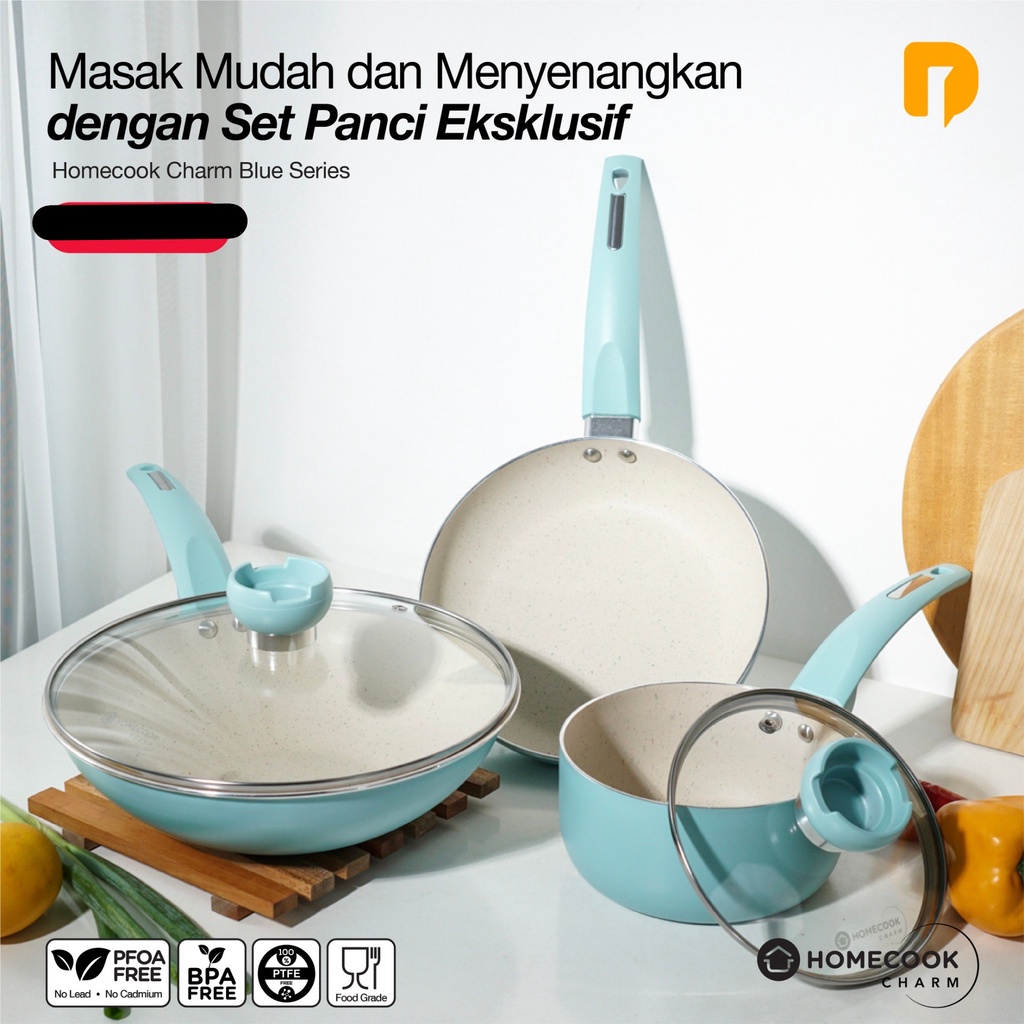 Jual HOMECOOK CHARM BLUE SERIES | Shopee Indonesia