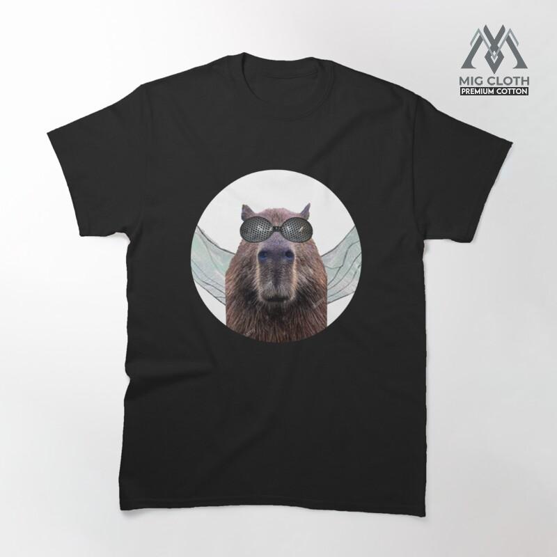 Jual Kaos Masbro Capybara Fly OK I pull up Funny Meme 1794 | Shopee ...