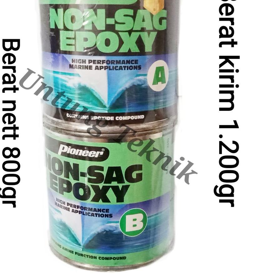 Jual Pioneer 800gr 2 Component EPOXY NON SAG Compound - Lem EPOXY Heavy ...