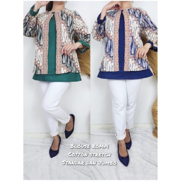 Jual ROMPI BATIK/ATASAN ROMPI BATIK/BATIK ROMPI/ATASAN BATIK ROMPI ...