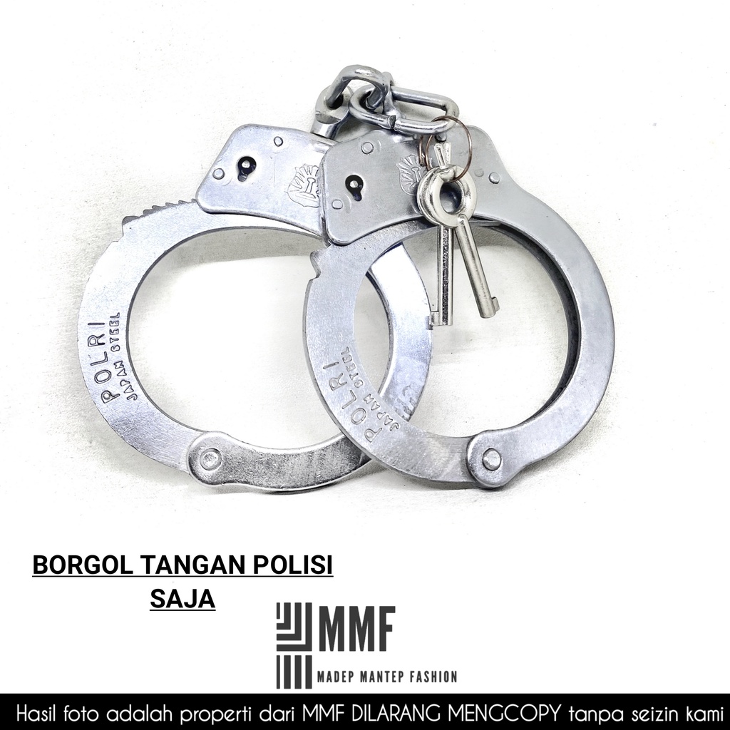 Jual Borgol Polisi Borgol Besi Tangan HandCuff Borgol Polisi Borgol ...