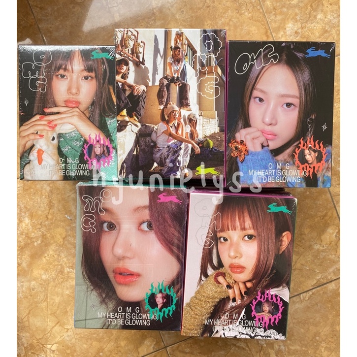 Jual NewJeans OMG Message Card Ver. Minji Hanni Danielle Haerin Hyein Group Sealed New | Shopee ...