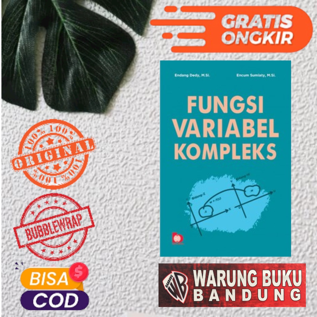 Jual BUKU FUNGSI VARIABEL KOMPLEKS - ENDANG DEDDY , M.SI. | Shopee ...