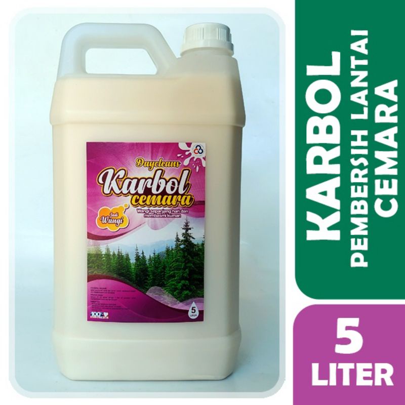 Jual Karbol Putih Karbol Wangi 5 liter anti bakteri anti kuman mengusir ...