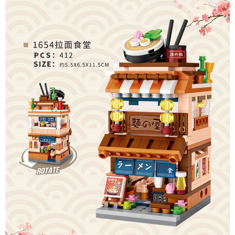 Jual KKV LOZ Mini Building Block Lego Matcha Shop / Noodle Canteen ...