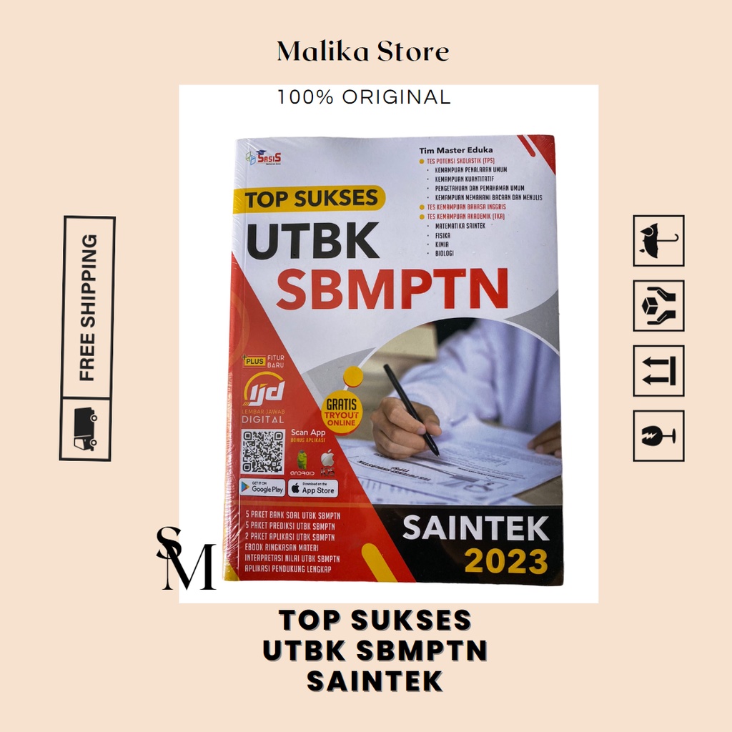Jual Buku Top Sukses UTBK SBMPTN SAINTEK 2023 | Shopee Indonesia
