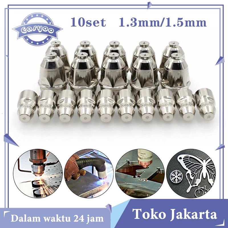 Jual DG00 10set Nozzle Welding Tip Plasma P80 Nozzle & Electrode Tip ...
