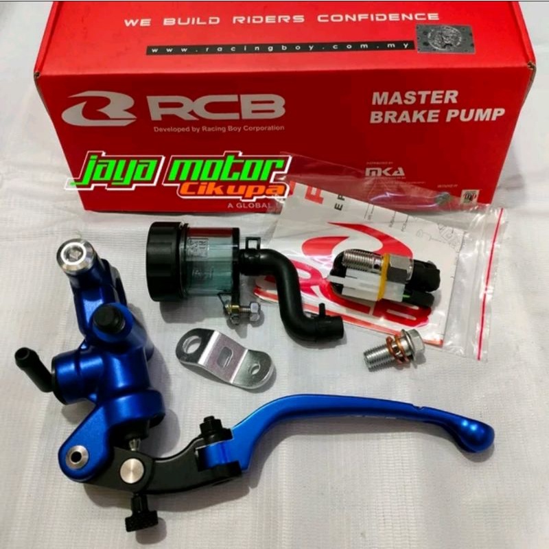 Jual Master rem RCB Radial S1 14mm kanan kiri Biru hitam merah gold Silver asli original ...
