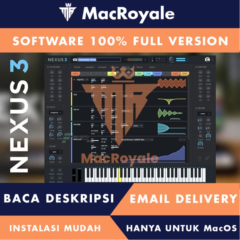 Jual [MacOS] reFX Nexus 3 - Plugin synthesizer untuk produksi musik ...