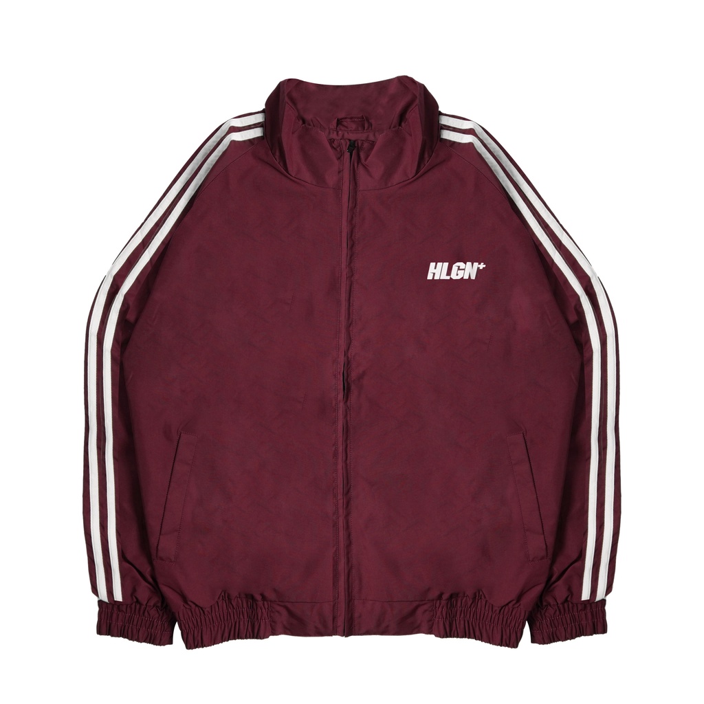 Jual Hooligans Jacket Tracktop Linea Lyte Maroon | Shopee Indonesia