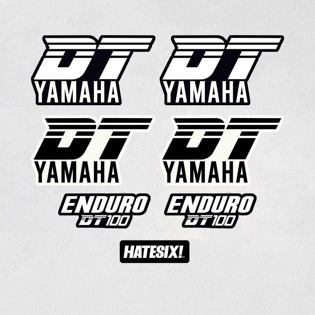 Jual Sticker Stiker Detail Yamaha DT big logo Hatesix | Shopee Indonesia