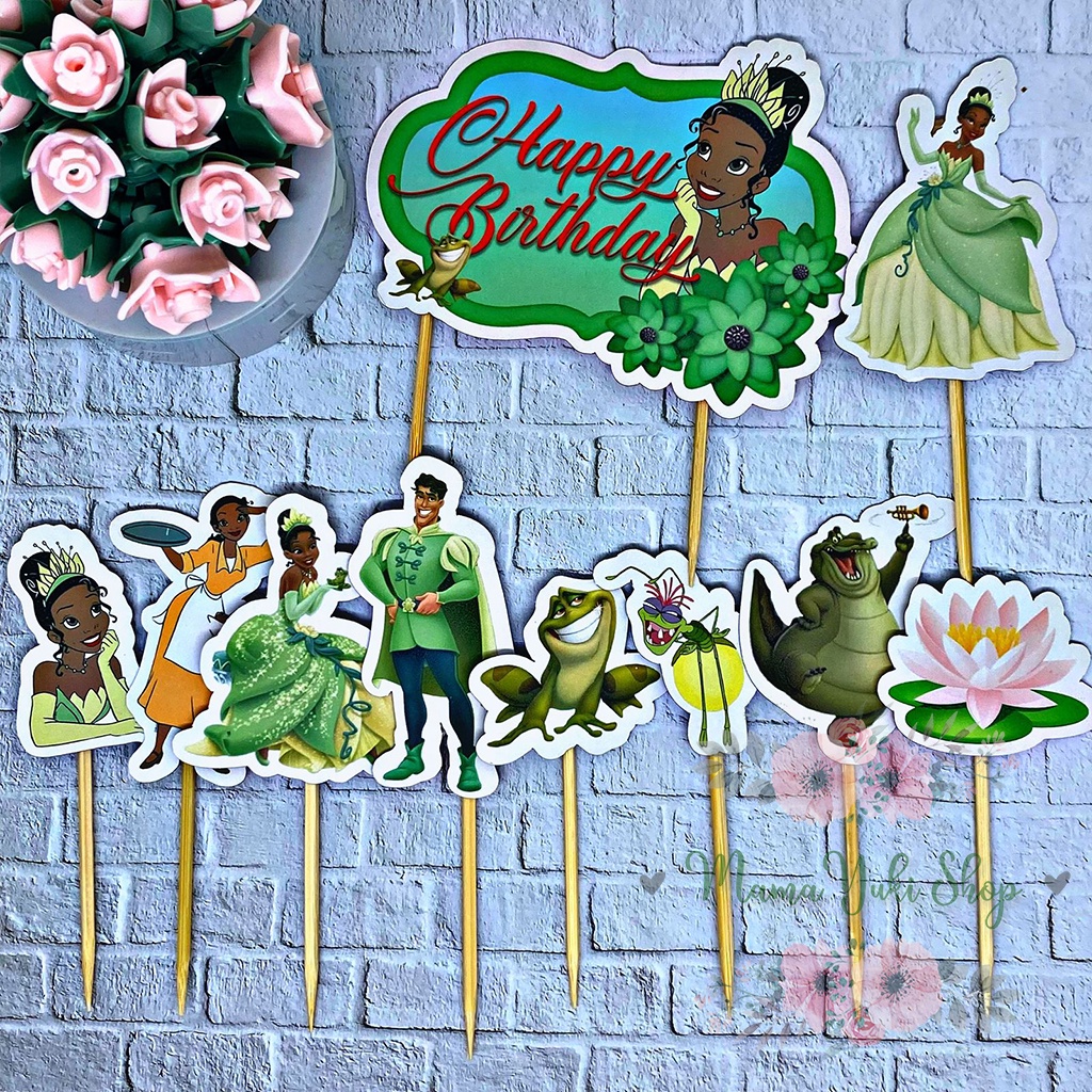 Jual Topper Cake Hiasan Kue Ulang Tahun Anak Karakter PRINCESS TIANA ...
