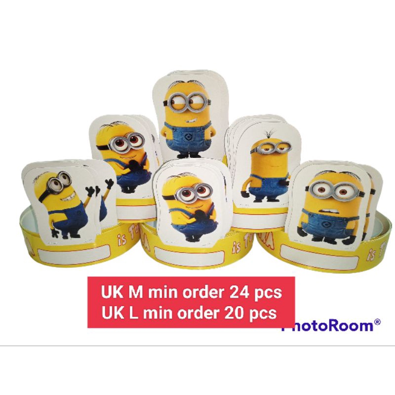 Jual TOPI ULANG TAHUN CUSTOM/MINIONS/CUSTOM TEMA, NAMA dan UMUR ...