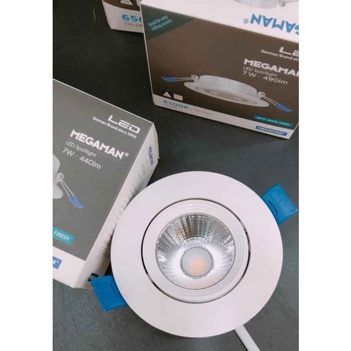 Jual Megaman Spotlight 7w 5w MQTL2048 / Lampu Led - 6500k, 7watt ...