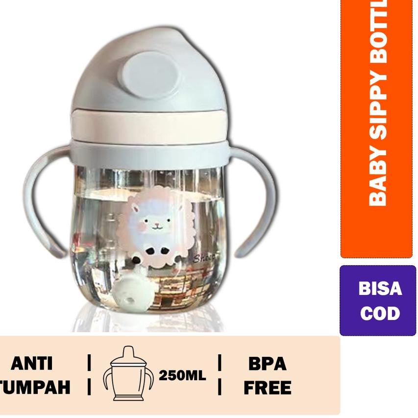 Jual Botol Minum Bayi / Baby Training Bottle / Botol Minum Anak BPA Free 250ml ♂ | Shopee Indonesia