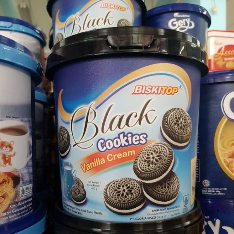 Jual Biskitop Biscuit ( Assorted, Butter cookies, Black cookies ...