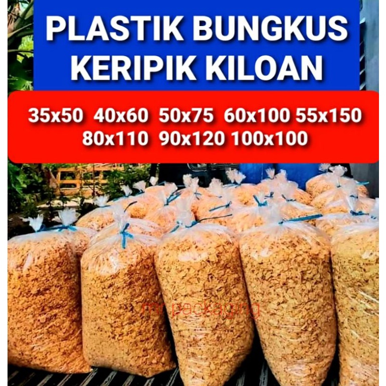Jual Plastik Bungkus Keripik KILOAN | PE ORI SUPER TEBAL Kantong ...
