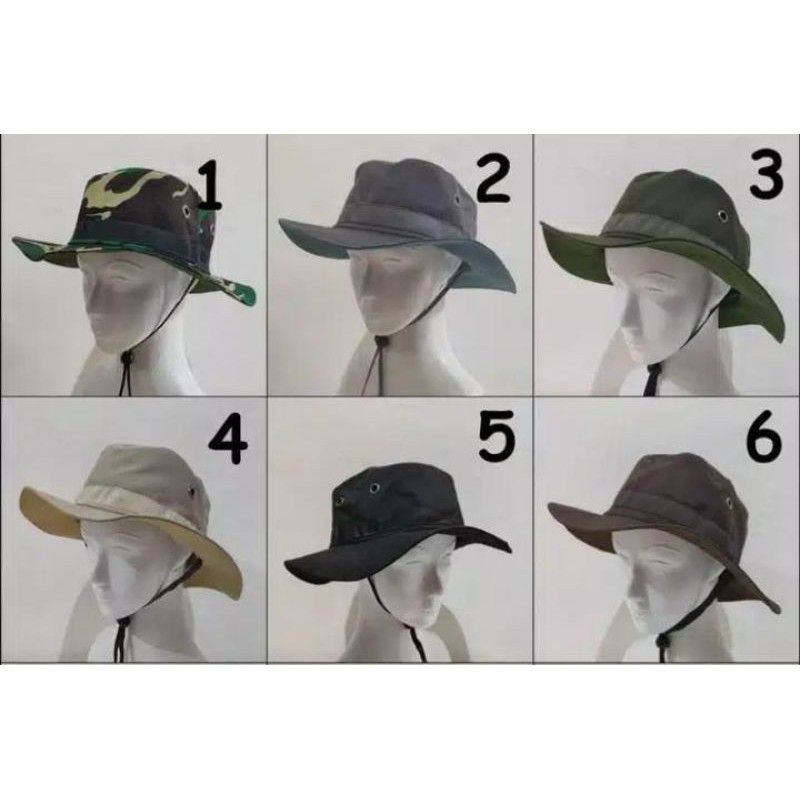 Jual TOPI RIMBA / TOPI OUTDOOR / TOPI ADVENTURE | Shopee Indonesia