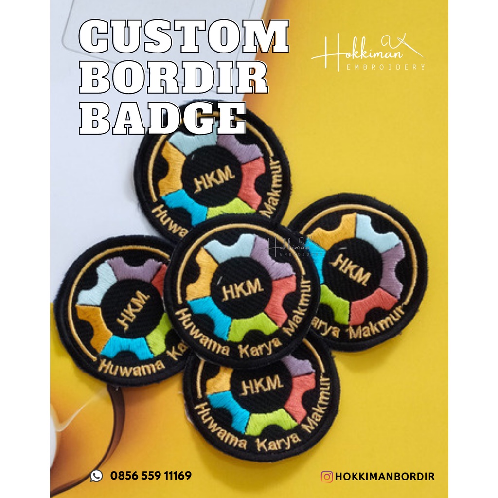 Jual Custom bordir badge patch | Shopee Indonesia