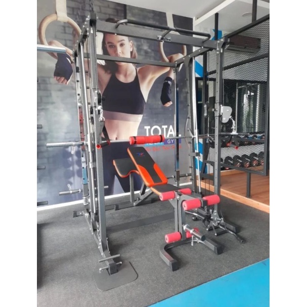 Jual Alat fitnes power rak total fitnes | Shopee Indonesia