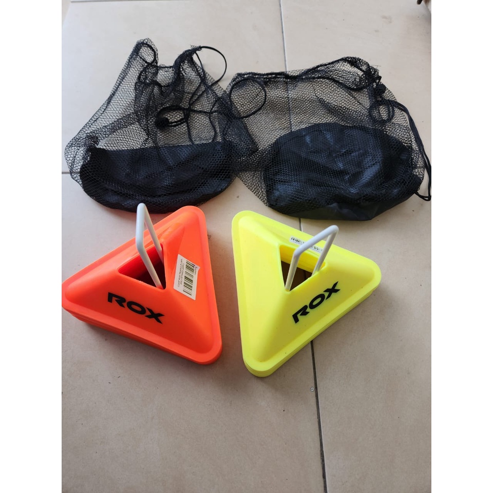 Jual Cones Mangkok Segitiga/ Cone ROX + tas & hanger 1Set Isi 20 Pcs | Shopee Indonesia