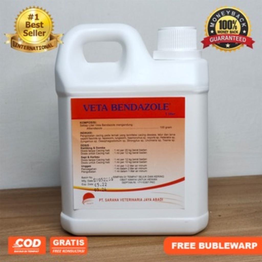 Jual VETA BENDAZOLE 1Liter - Obat Cacing Cair Pasta Oral Untuk Ternak ...