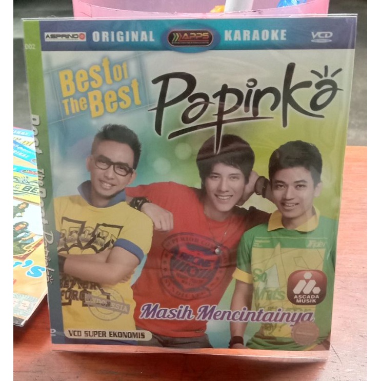 Jual Kaset Vcd Original lagu Best of the best Papinka | Shopee Indonesia
