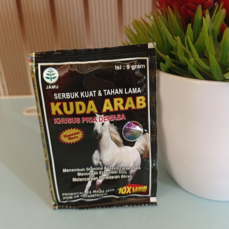 Jual SERBUK KUDA ARAB VITALITAS PRIA DEWASA OBAT KUAT OBAT TAHAN LAMA(1 Sachet) | Shopee Indonesia