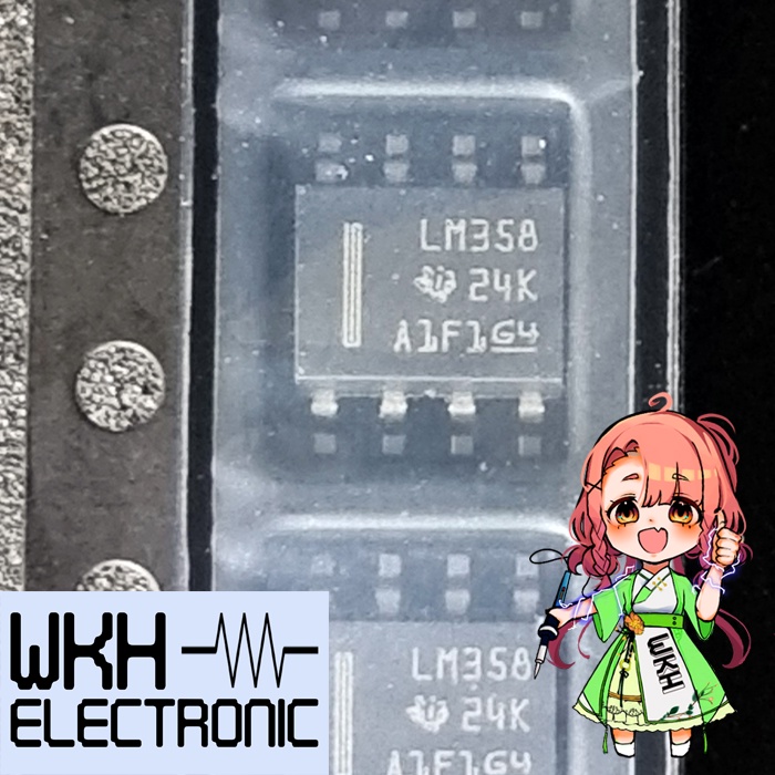 Jual ORIGINAL SMD LM358 LM358DT LM358DR Dual Operational Amplifier Sop-8 | Shopee Indonesia