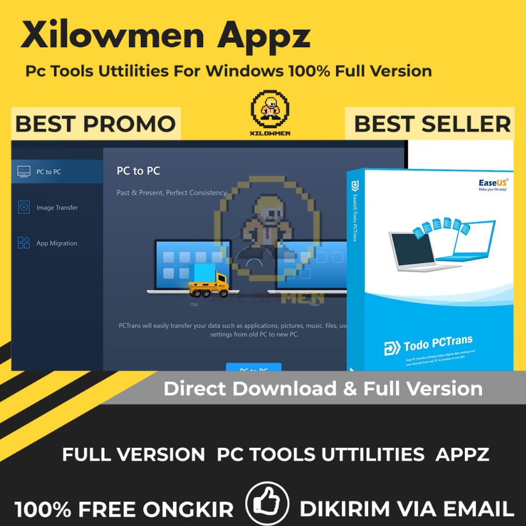 Jual EaseUS Todo PCTrans Pro PC Tools Software Utilities Win OS - Transfer data dan aplikasi ...