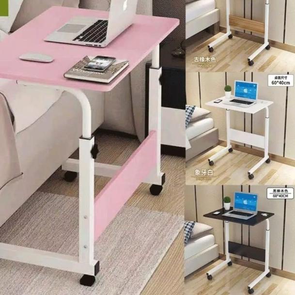 Jual ♜ [SJZ-01]Meja Laptop Roda/Meja Laptop Roda Portable/Meja Lipat ...