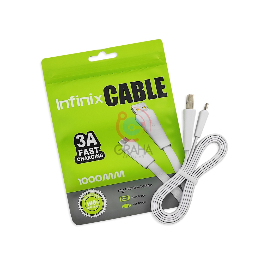 Jual KABEL DATA MICRO INFINIX FAST CHARGING | Shopee Indonesia