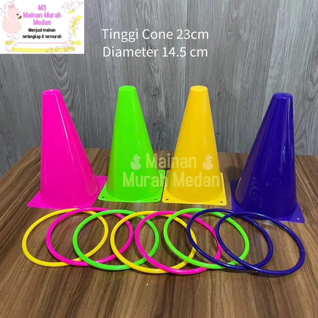 Jual Mainan Murah Medan - Cone Kerucup Plus Ring YG25 / Cone Kerucut ...