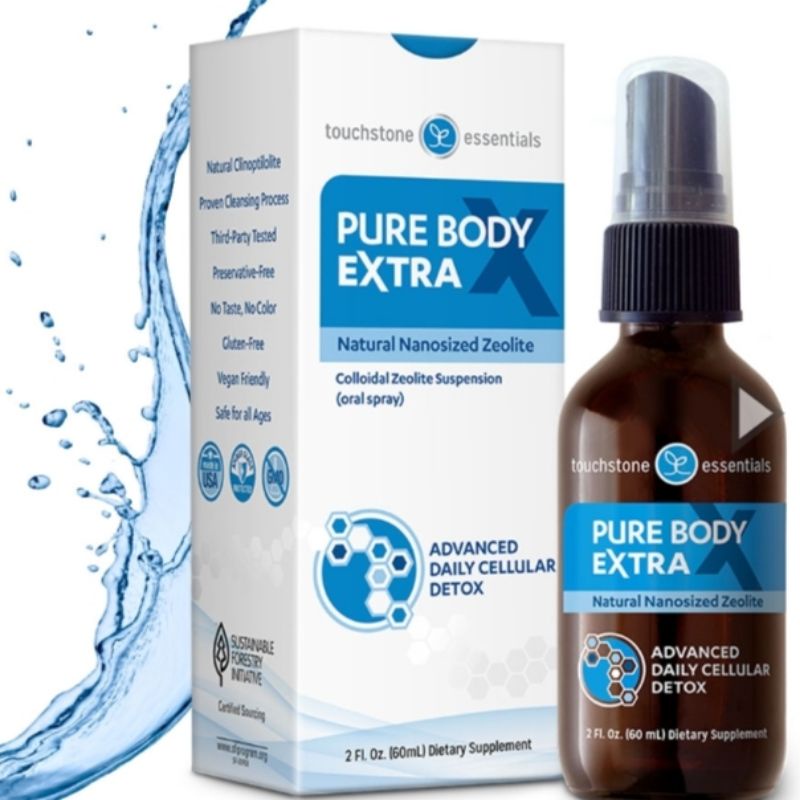 Jual Touchstone Essentials Pure Body Extra PBX Zeolite detox Spray 60 ...