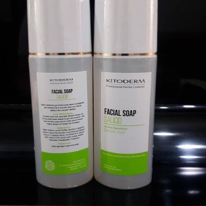 Jual READy!! kitoderm facial soap salicid New.,,,** | Shopee Indonesia