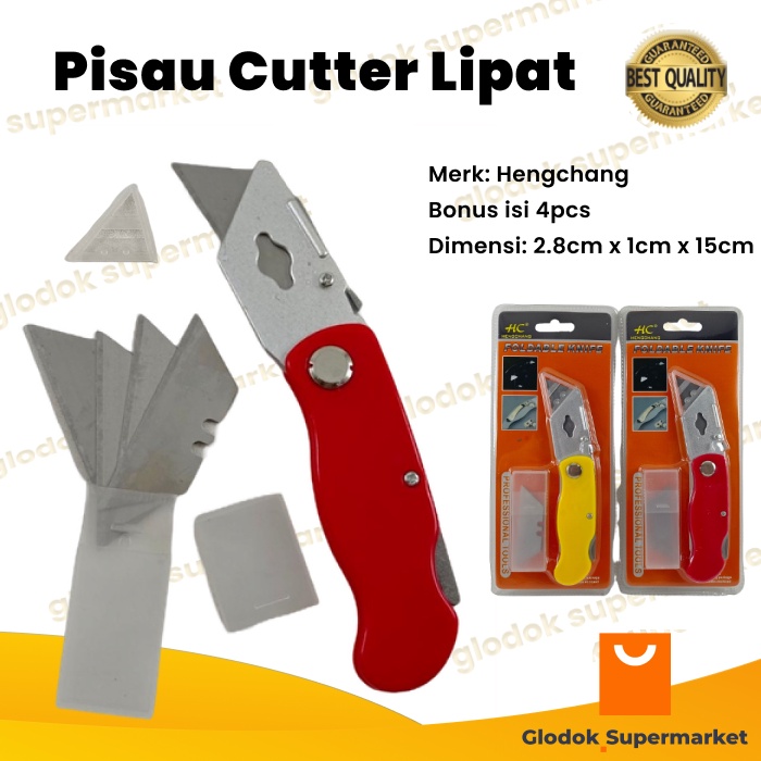 Jual Pisau Cutter Foldable Knife Kater Lipat Serbaguna | Shopee Indonesia