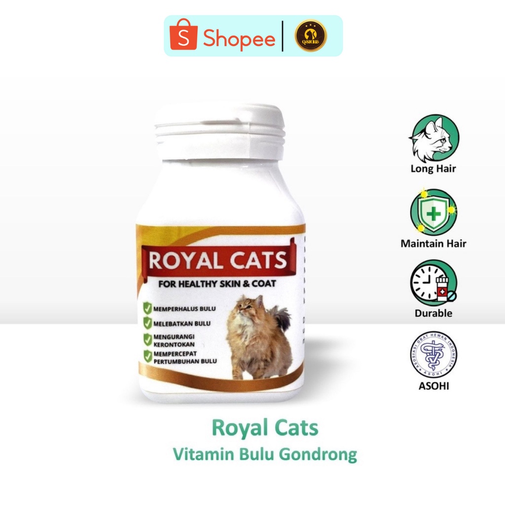 Jual Royal Cats Vitamin Bulu Kucing Menyehatkan Bulu Anti Rontok | Shopee Indonesia
