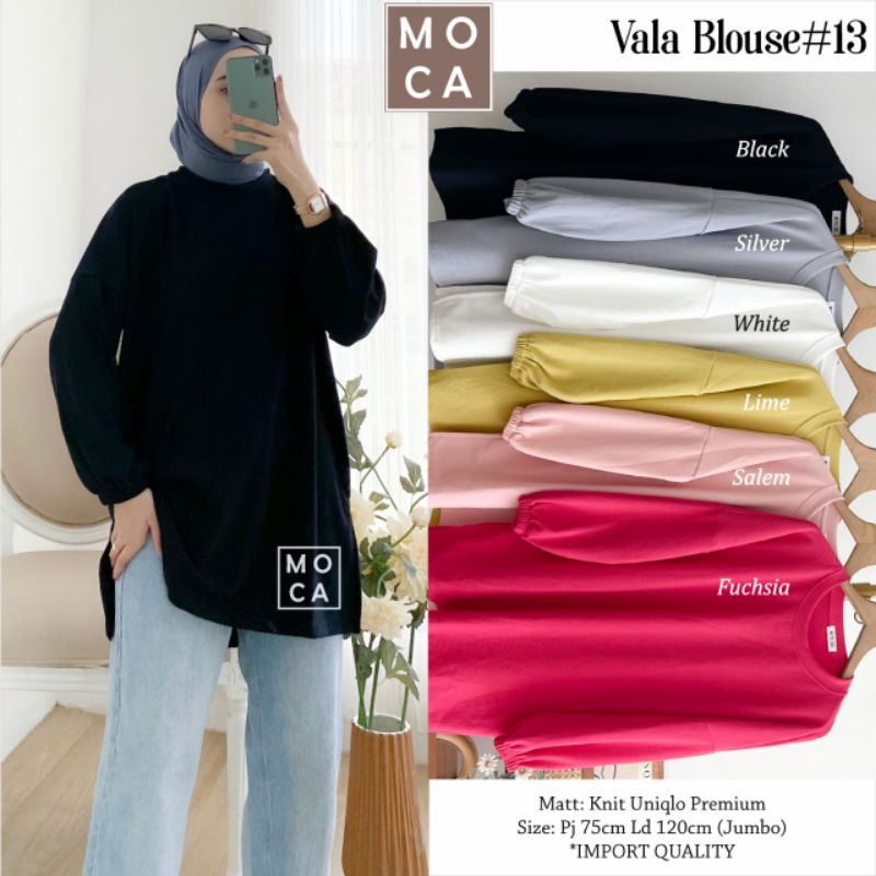 Jual vala blouse #13 original product by moca | Shopee Indonesia