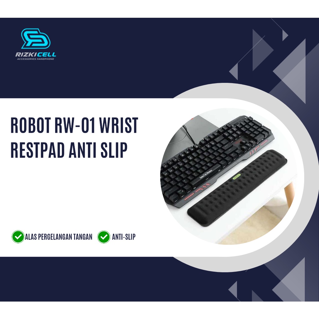 Jual ROBOT RW01 KEYBOARD WRIST REST PAD ANTI-SLIP | Shopee Indonesia
