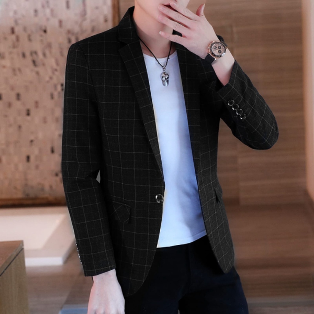 Jual Jaz Blazer Pria Slim Fit Korean Style/Blazer Pria Casual/Jaz ...