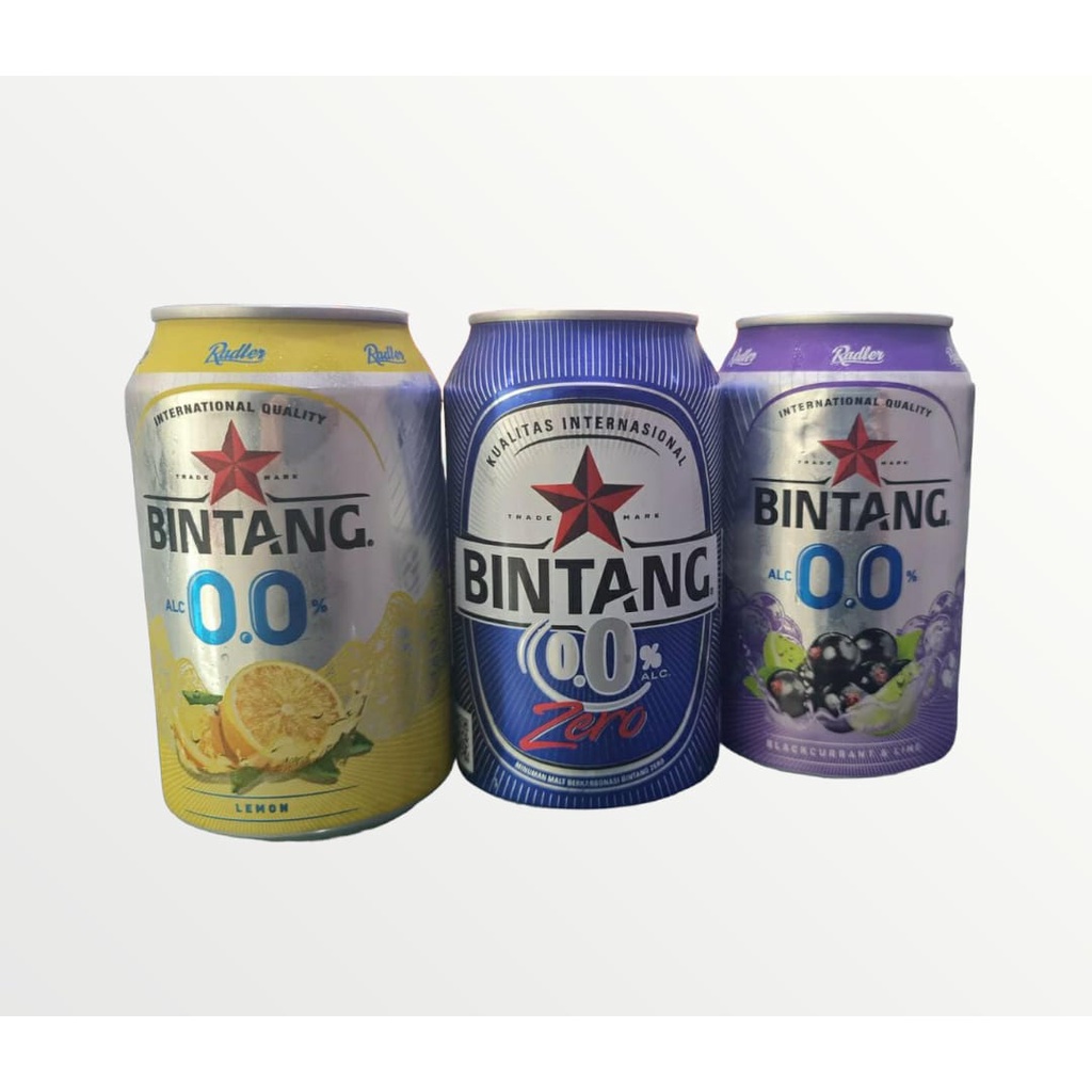 Jual BINTANG Zero Minuman Berkarbonasi 330 ml | Shopee Indonesia