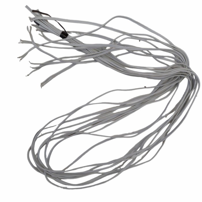 Jual Kabel kecil rambut 2x0,2mm cable isi 2 praktek serabut komponen ...